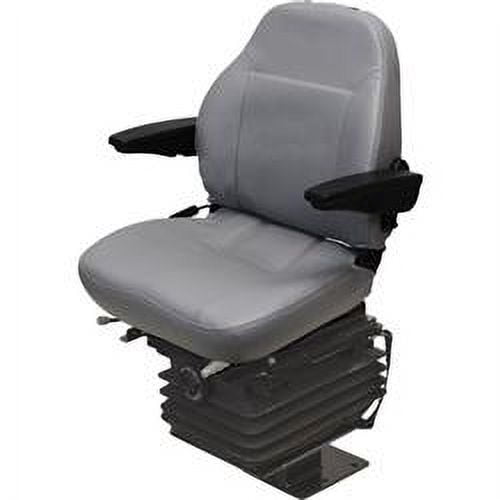 K & M 51303 Case 580 Series Fold-Down Backhoe Seat - Vinyl, Gray ...