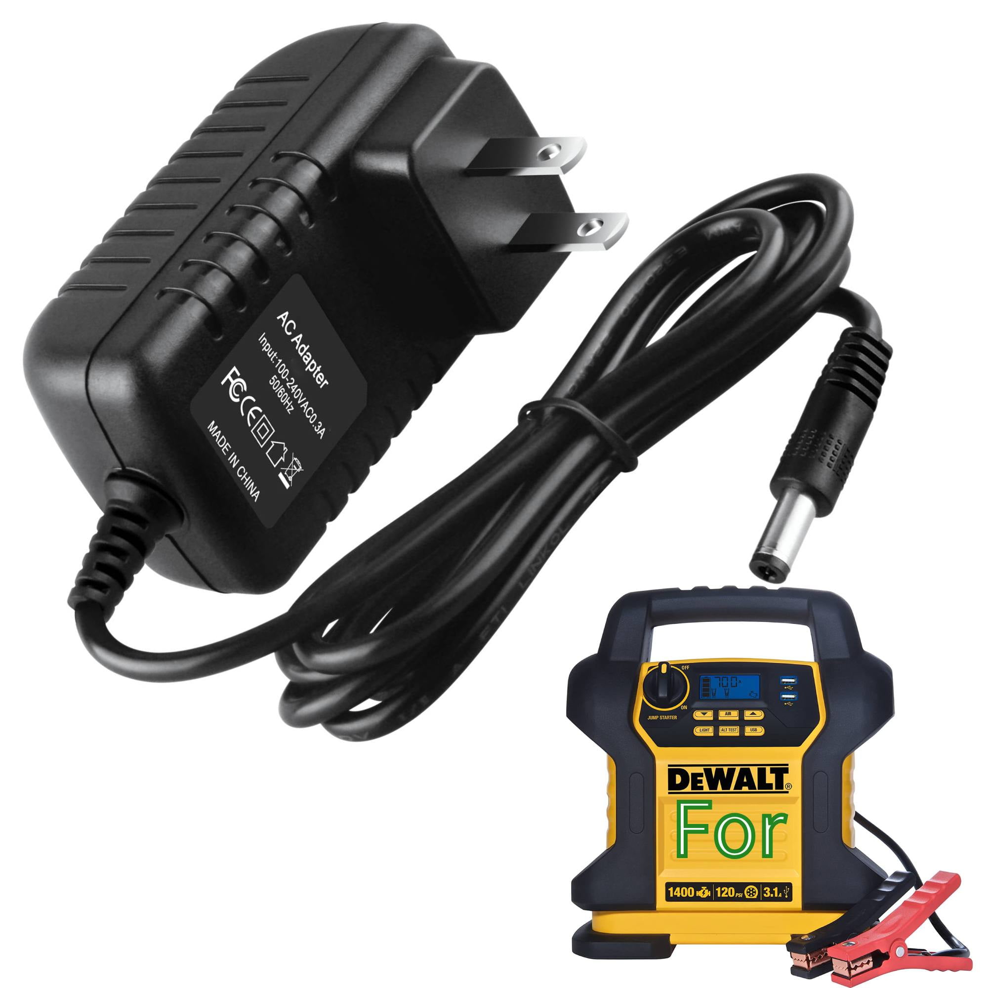 K-MAINS 12V 0.6A AC/DC Adapter Compatible with DEWALT DXAEJ14 DXAEPS2 ...