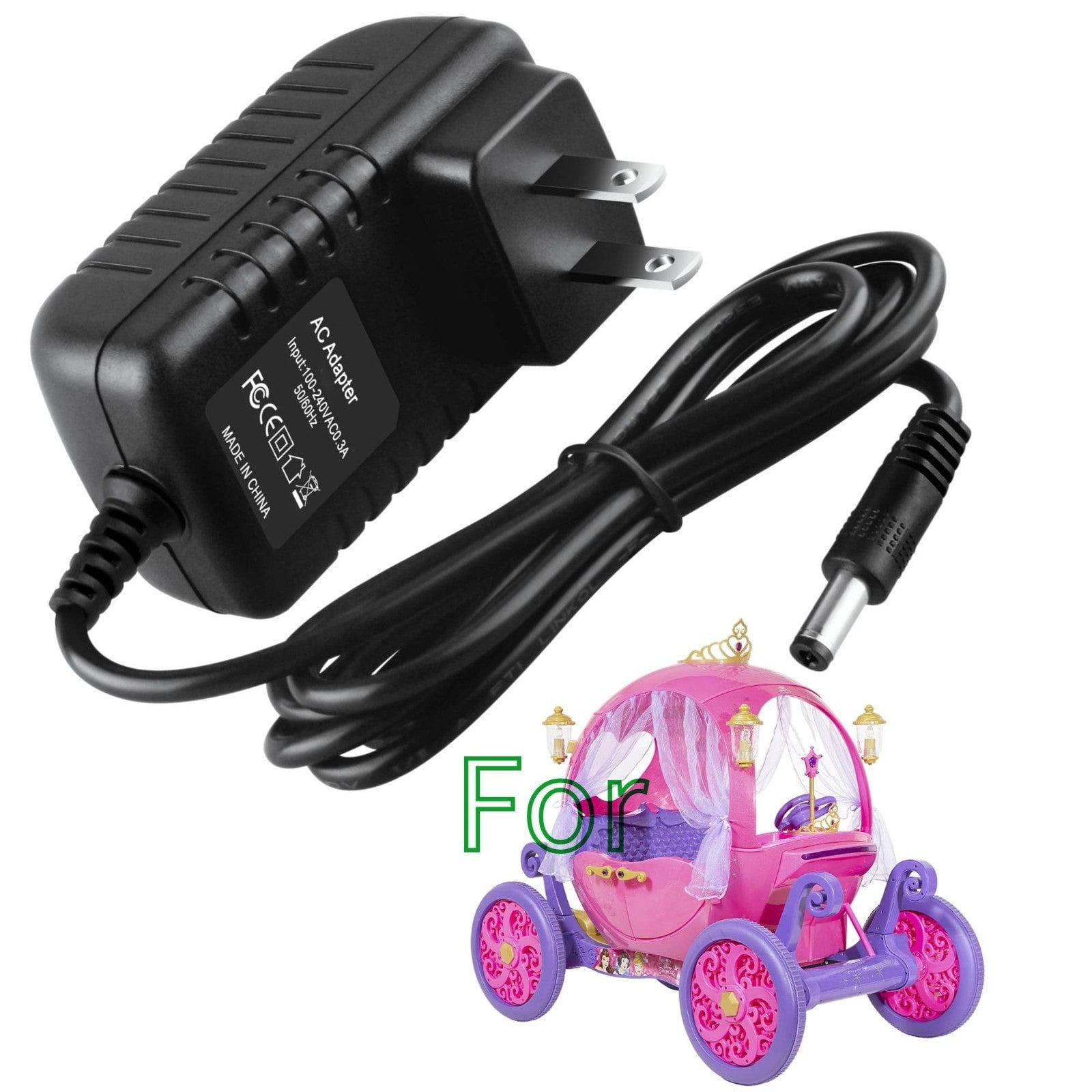 K-MAINS 24V Charger Compatible With Princess Pink Carriage Ride On Toy ...