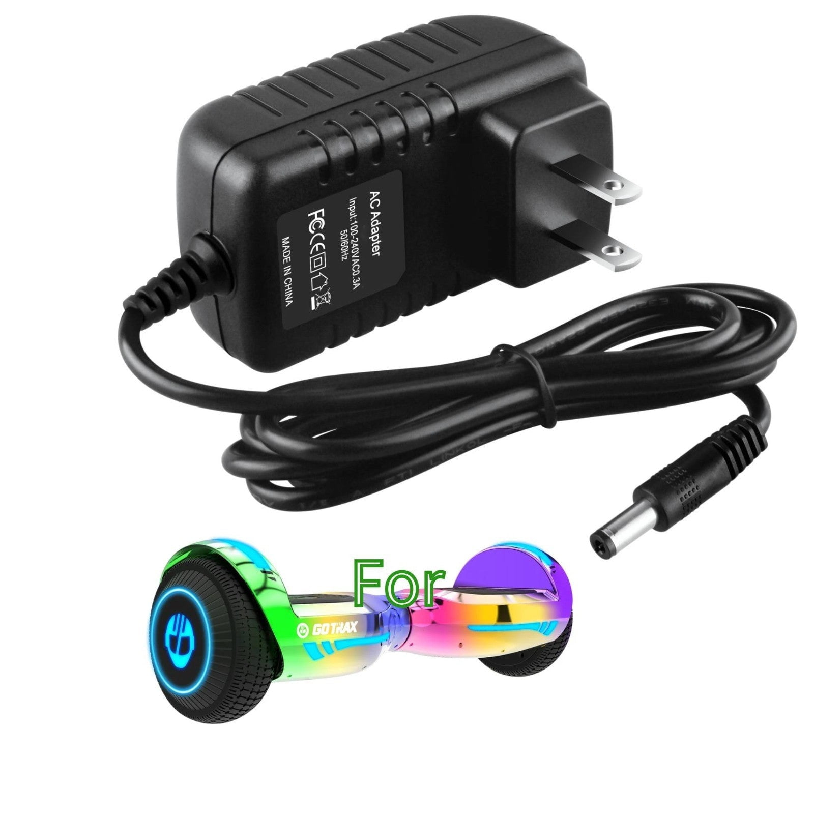 K-MAINS 29.4V 0.6A-1A AC/DC Charger Adapter Compatible With GOTRAX ...