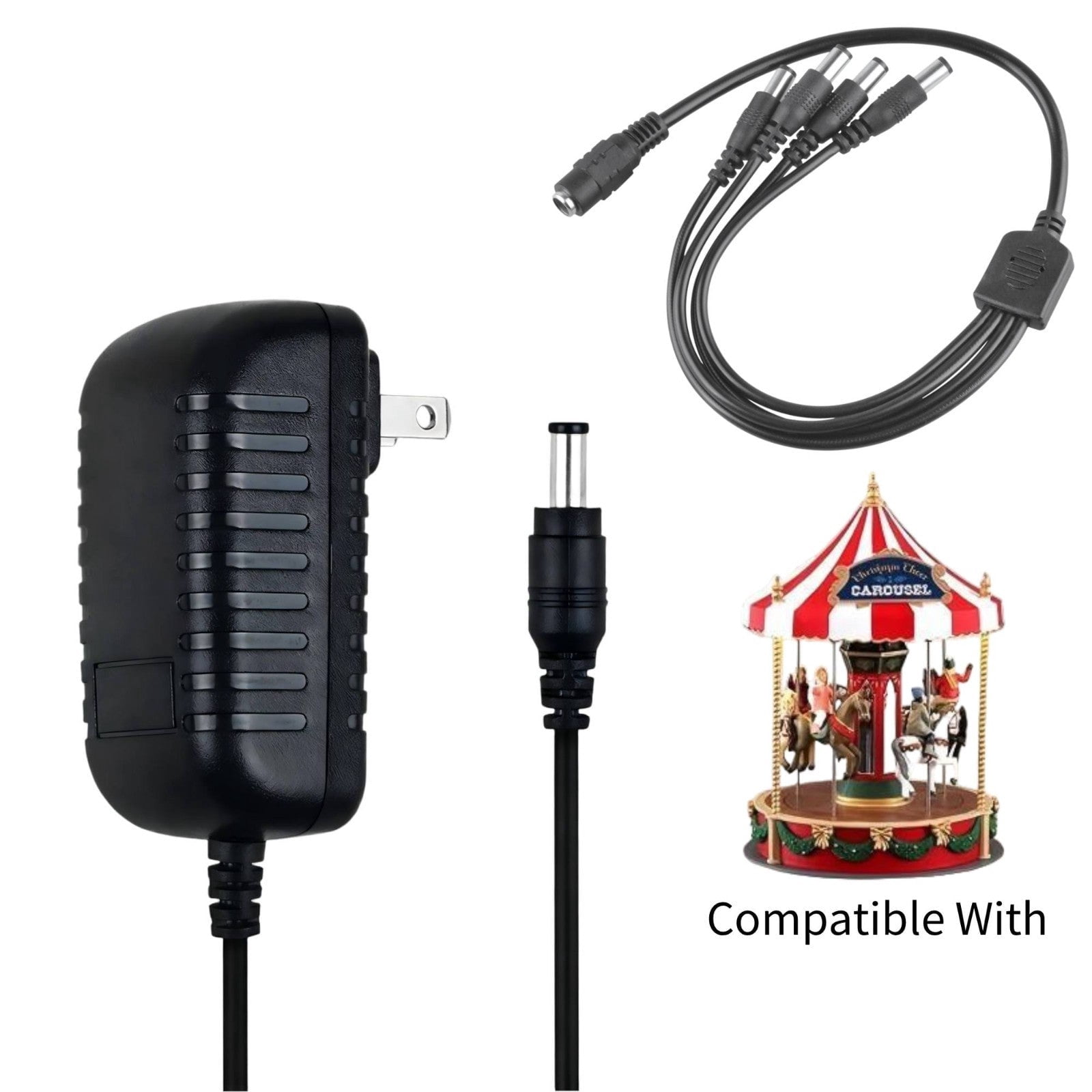 K-MAINS 4.5V Adapter Compatible With Lemax 25861 04761 05700 Christmas ...