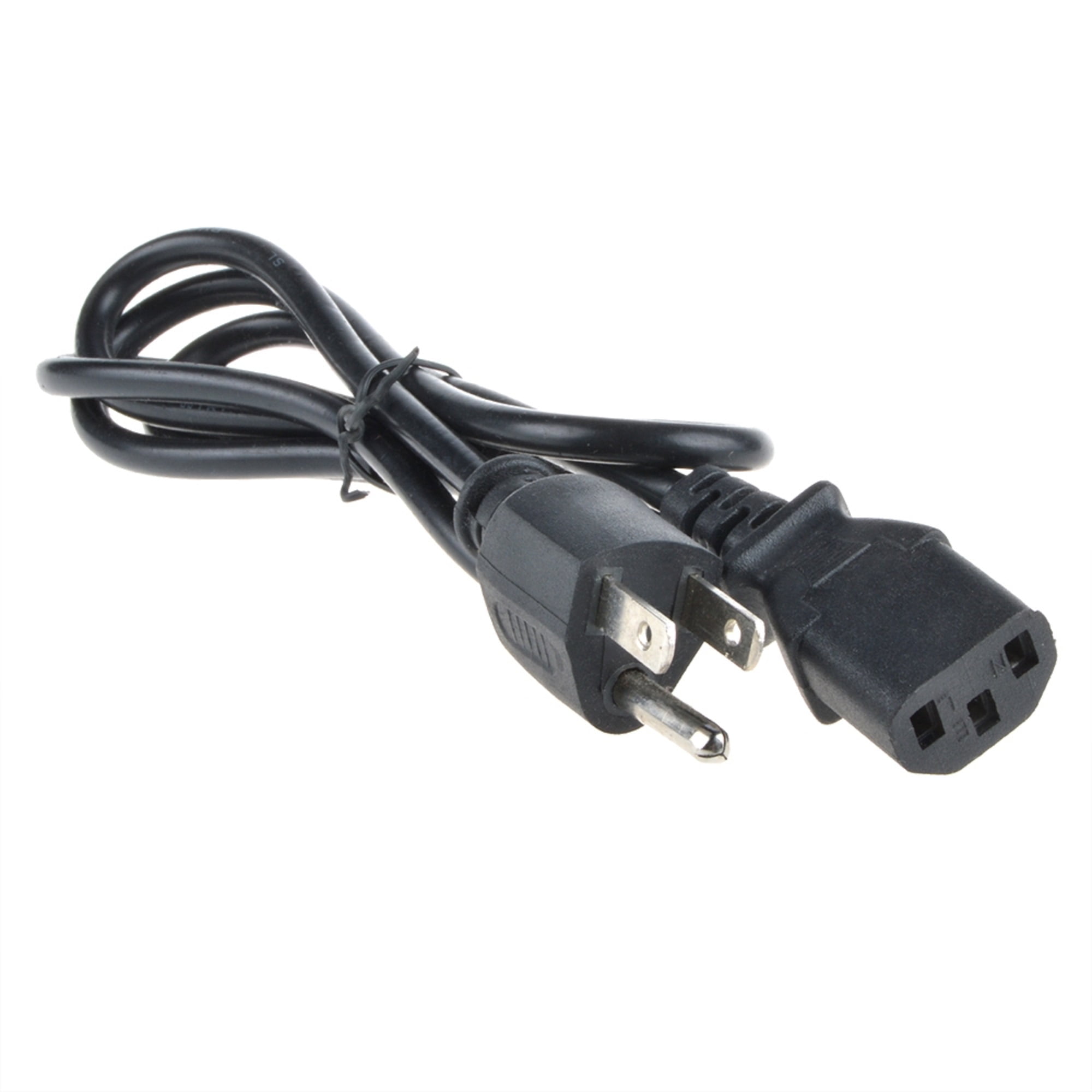 K-MAINS 5ft 3-Prong AC Power Cable Lead US Replacement for Standard PC ...