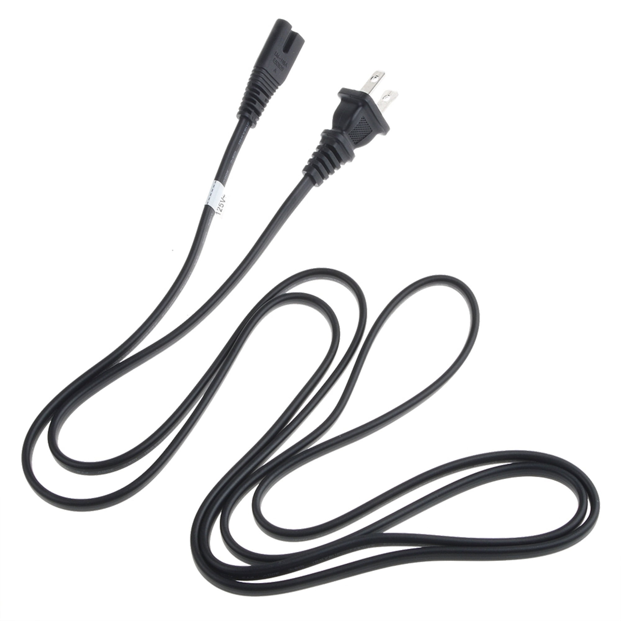K-MAINS 6ft 2-Prong Power Cord Cable Replacement for Panasonic SA-AK110 ...