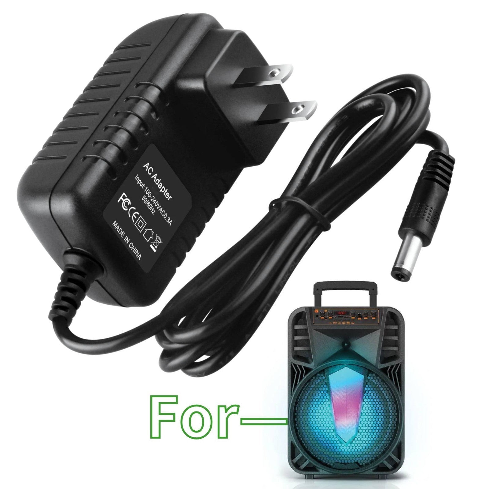 K-MAINS 9V Adapter Compatible With TopTech Audio BLADE-12 ROCK-10 FLASH ...