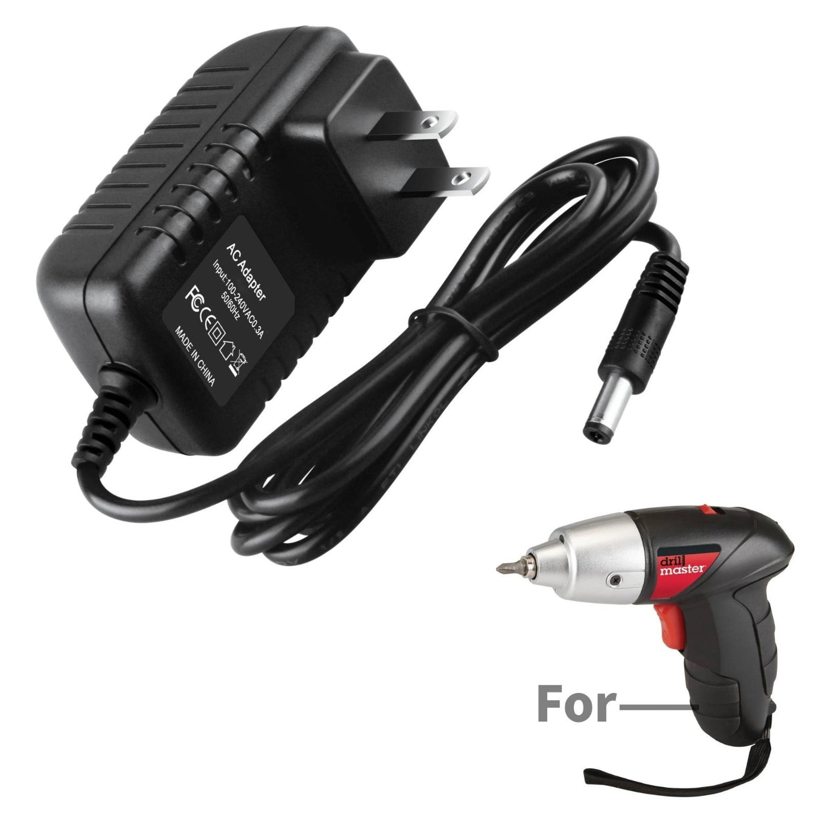 K-MAINS AC Adapter Charger Compatible With Drillmaster 56544 4.8V ...