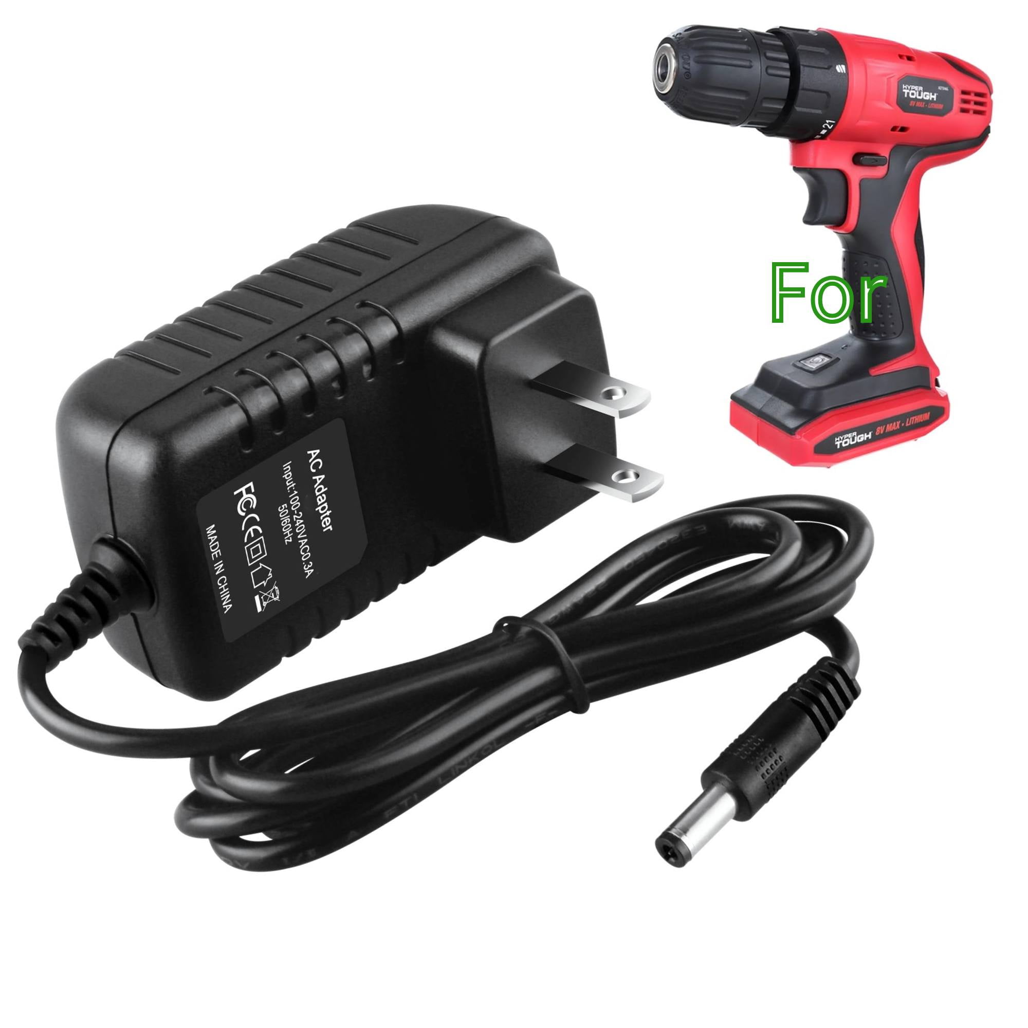 K-MAINS AC Adapter Compatible With Hyper Tough AQ75046G 8V Cordless ...
