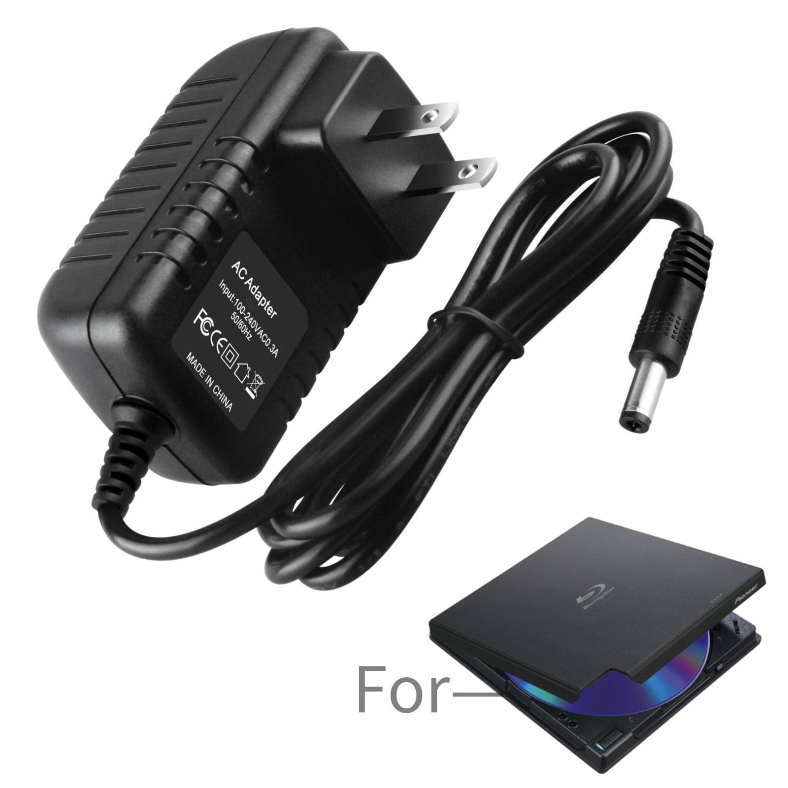 K-MAINS AC Adapter Compatible With Pioneer BDR-XD06 XD05 XD04 XS06 ...