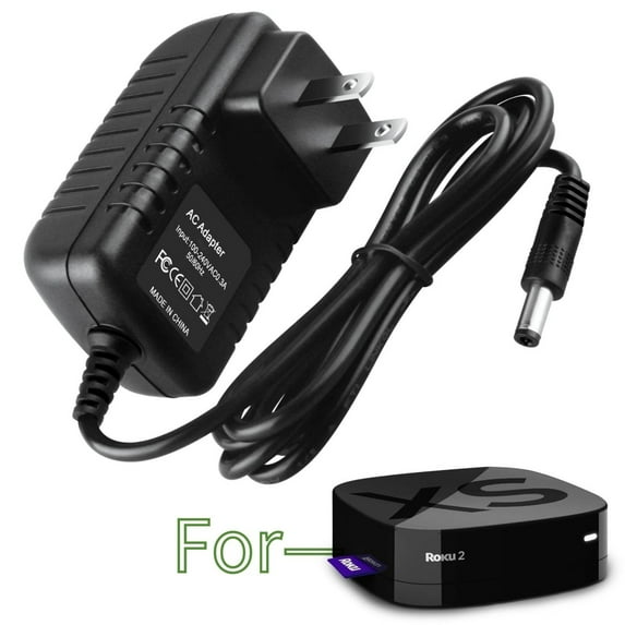 K-MAINS AC Adapter Power Supply Comaptible With Roku 2 XS 3100 / 3100X ...