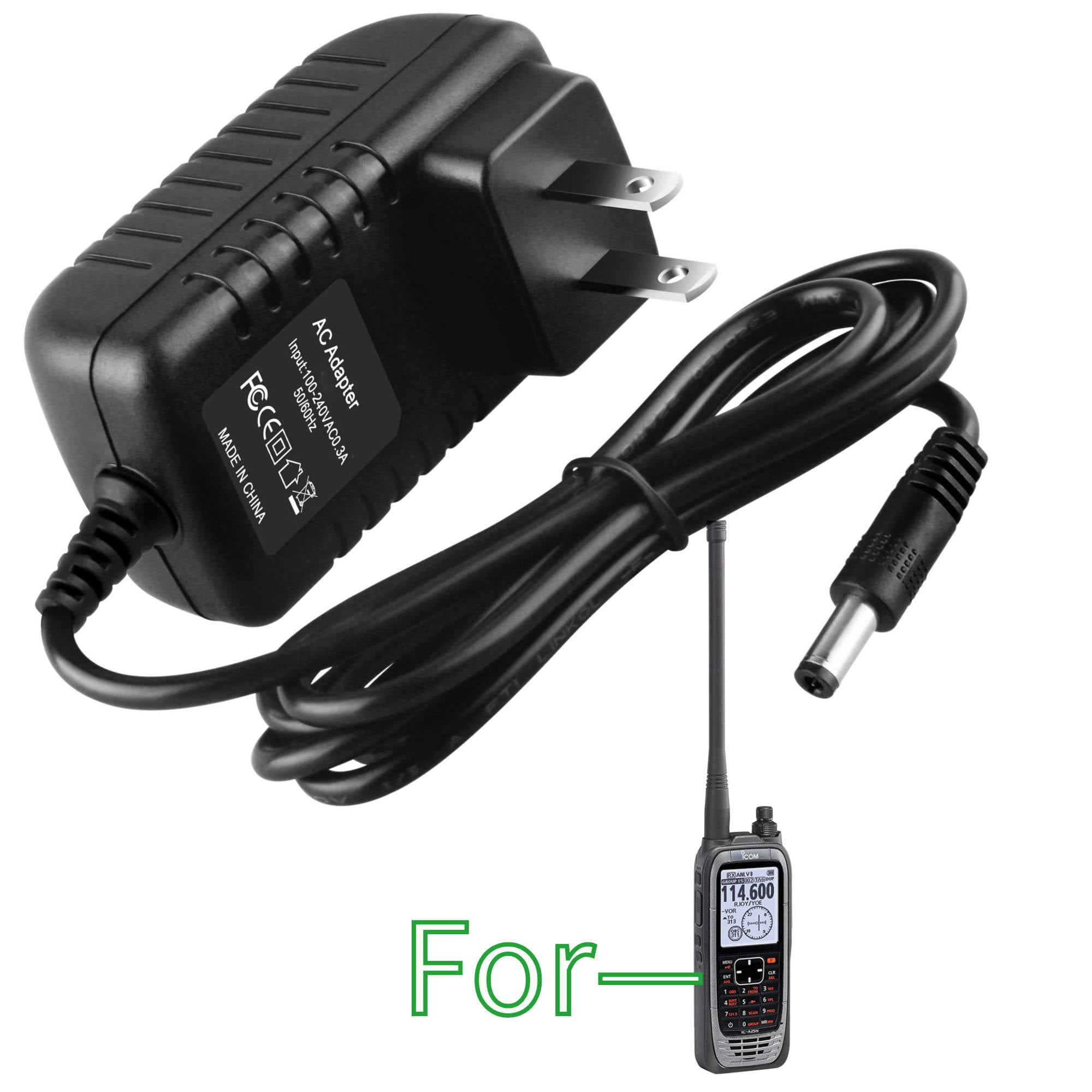 K-MAINS AC-DC Adapter Compatible With ICOM A25 A25C A25N IC-A25 IC-A25C ...
