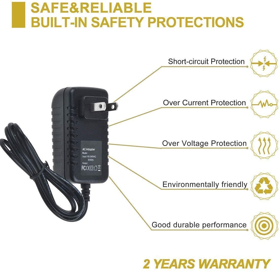 K-MAINS AC/DC Adapter Replacement for Crosley USB TurnTable Turn Table ...