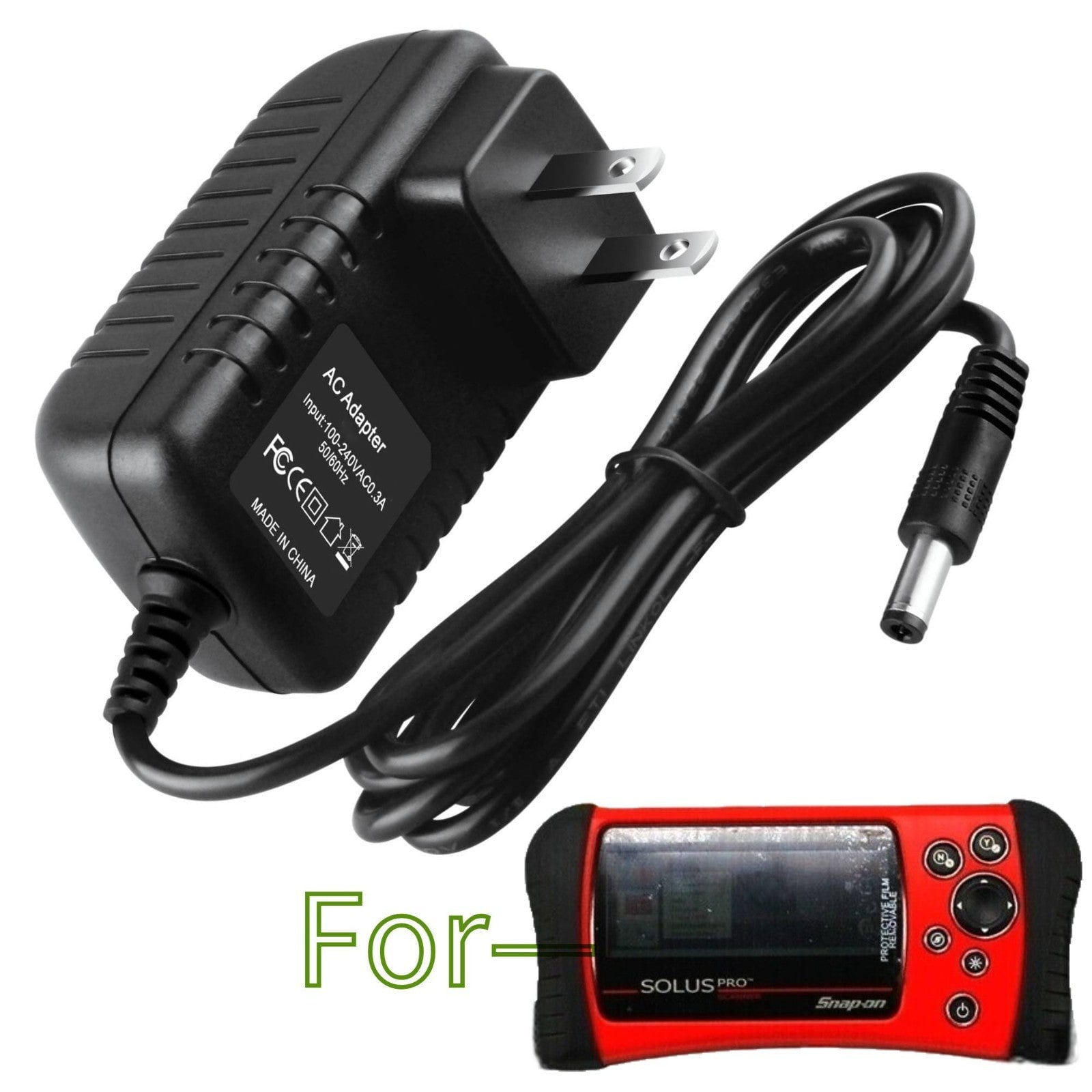 K-MAINS AC/DC Power Adapter Comaptible With Snap-On SOLUS PRO EESC316 ...