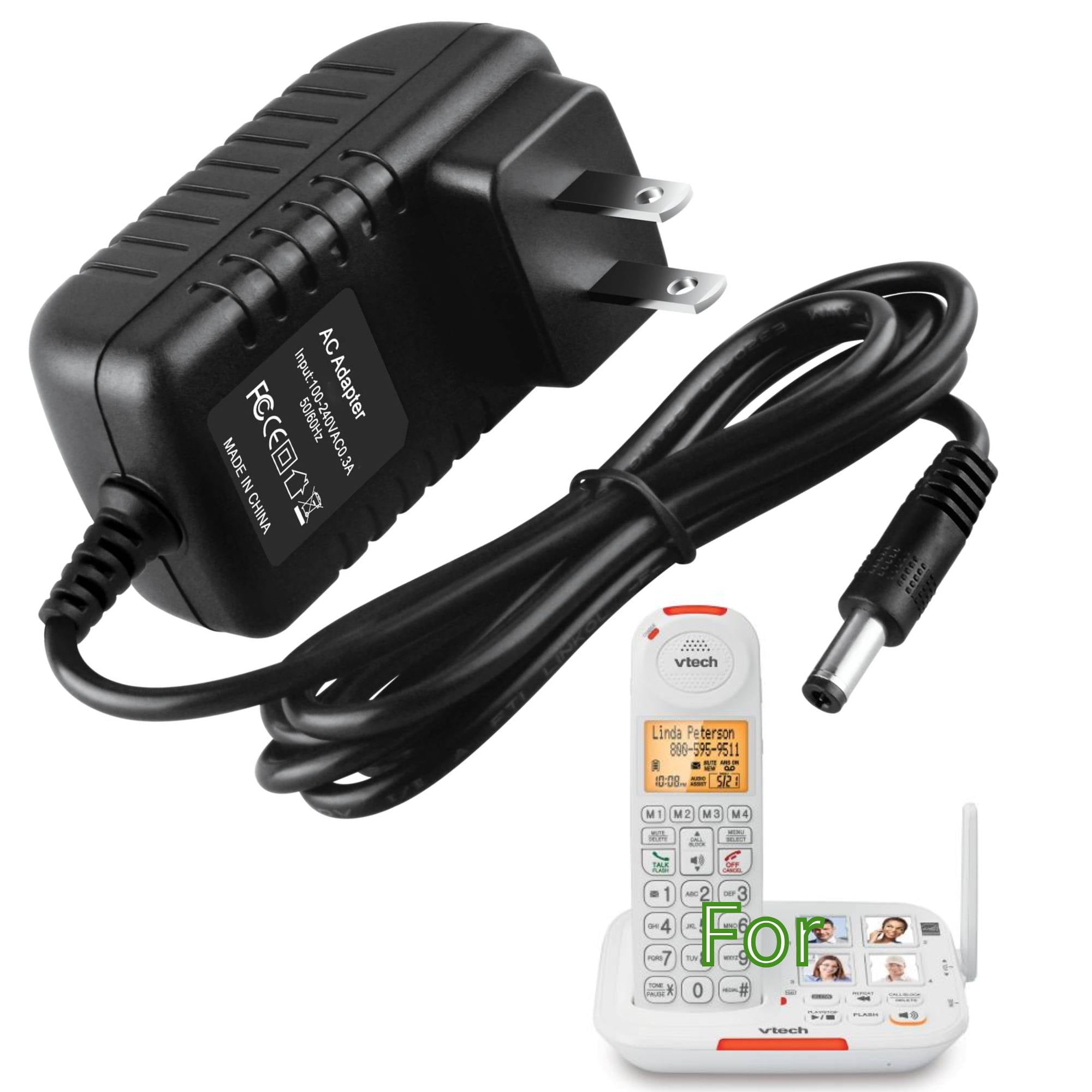 K-MAINS AC Power Adapter Compatible With Vtech SN5127 Cordless Phone ...