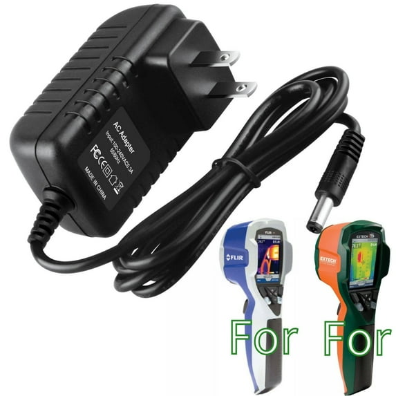 K-MAINS Charger Adapter Compatible With EXTECH FLIR i3 i5 i7 Thermal ...