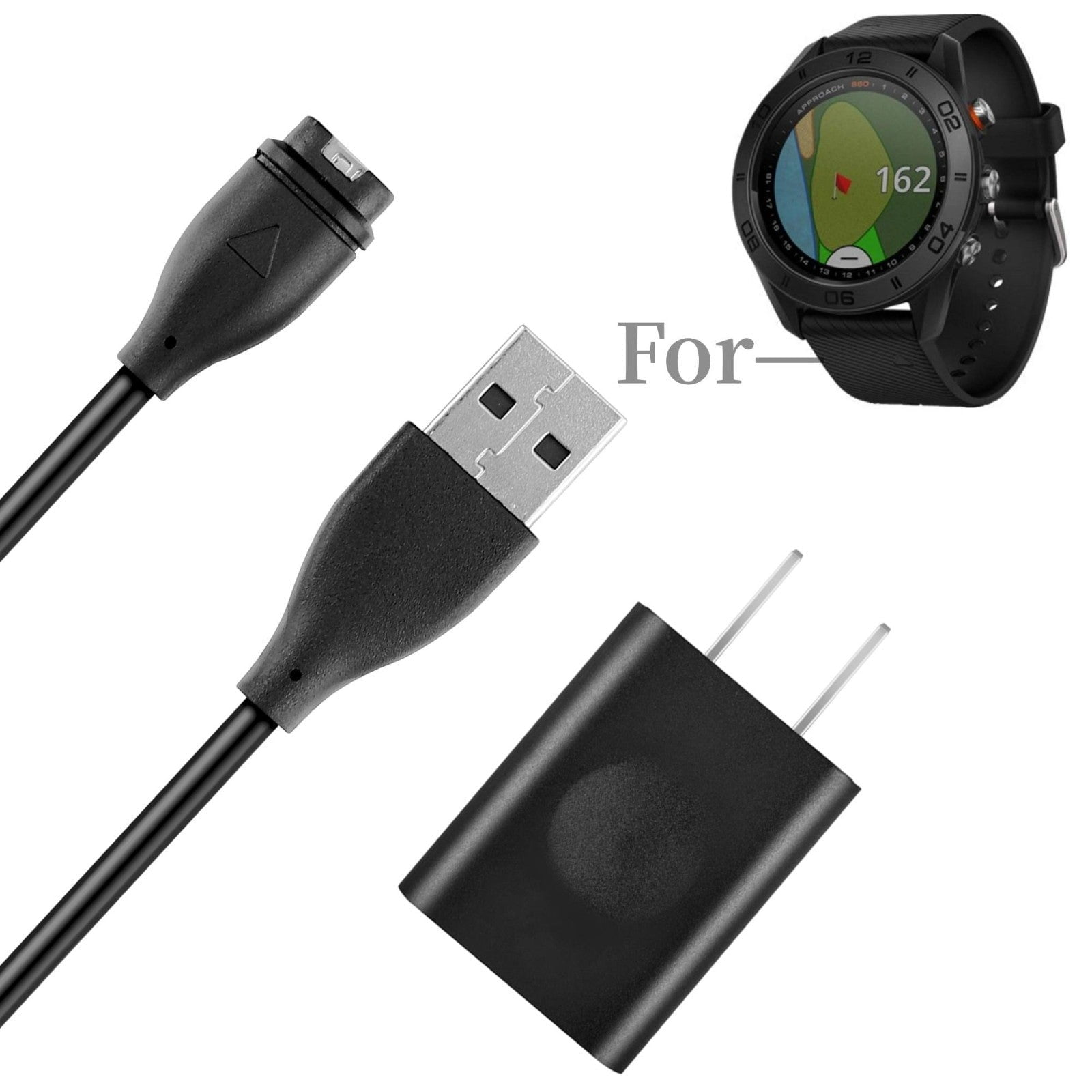 K-MAINS Fast Wall Charger Compatible With Garmin Approach S60 S40 S10 ...