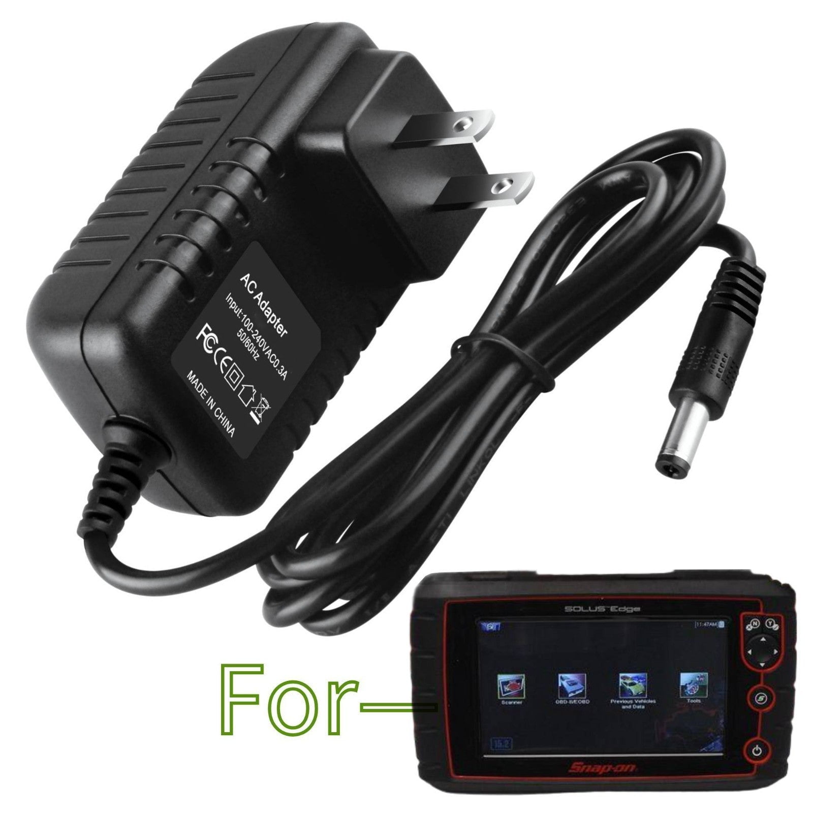 K-MAINS Power Supply Charger Comaptible With Snap-On SOLUS EDGE EESC320 ...