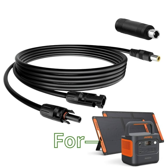 K-MAINS Solar Connector to DC 8mm Cable Compatible With Anker 521 535 ...
