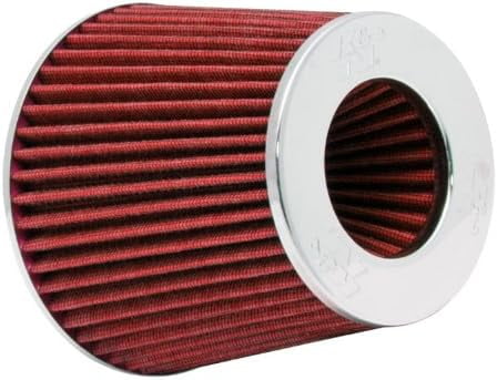 K&N 4-Inch Round Tapered Air Intake Filter - Washable, High Performance ...
