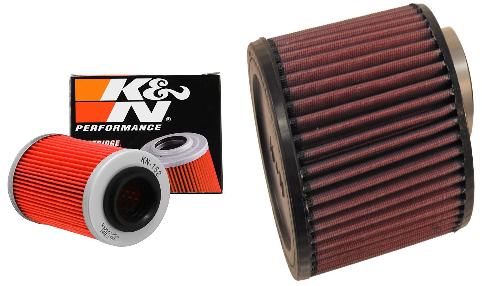 K&N Air and Oil Filter Black Kit for ATV/UTV CAN-AM Outlander 800 HO ...