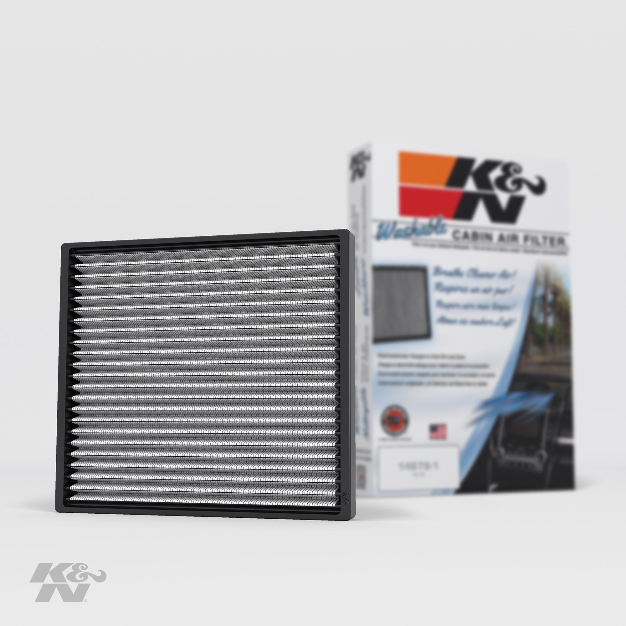 K&N Cabin Air Filter VF2016 for Select 2006-2019 Kia Hyundai Chevy GMC ...