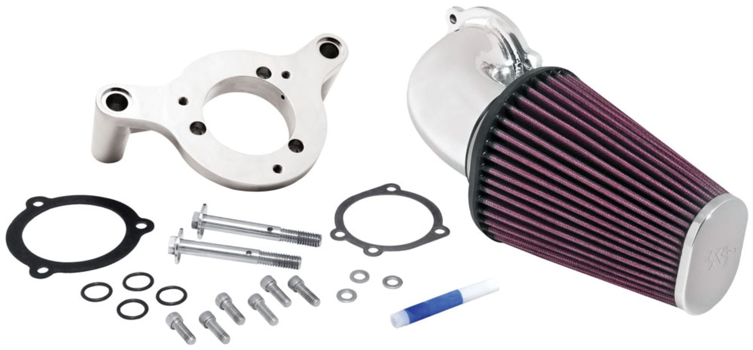K&N Cold Air Intake Kit: High Performance, Guaranteed to Increase ...