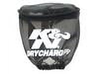 K&N DryCharger Air Filter Wrap - Oval Straight - Black - Walmart.com