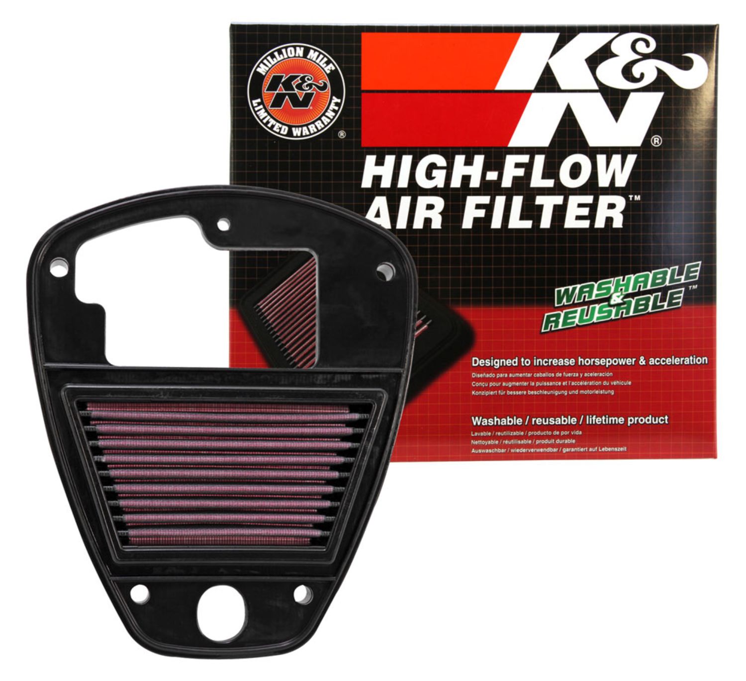 K&N Engine Air Filter: High Performance, Premium, Powersport Air Filter ...
