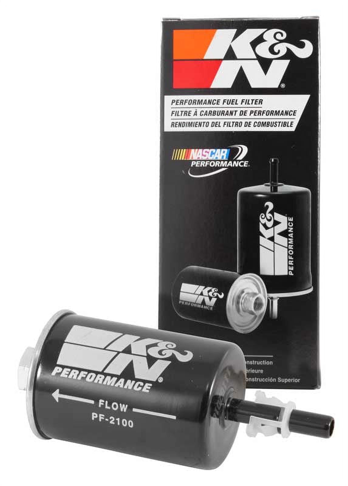 K&N Gasoline Fuel Filter: High Performance Fuel Filter, Premium Engine ...