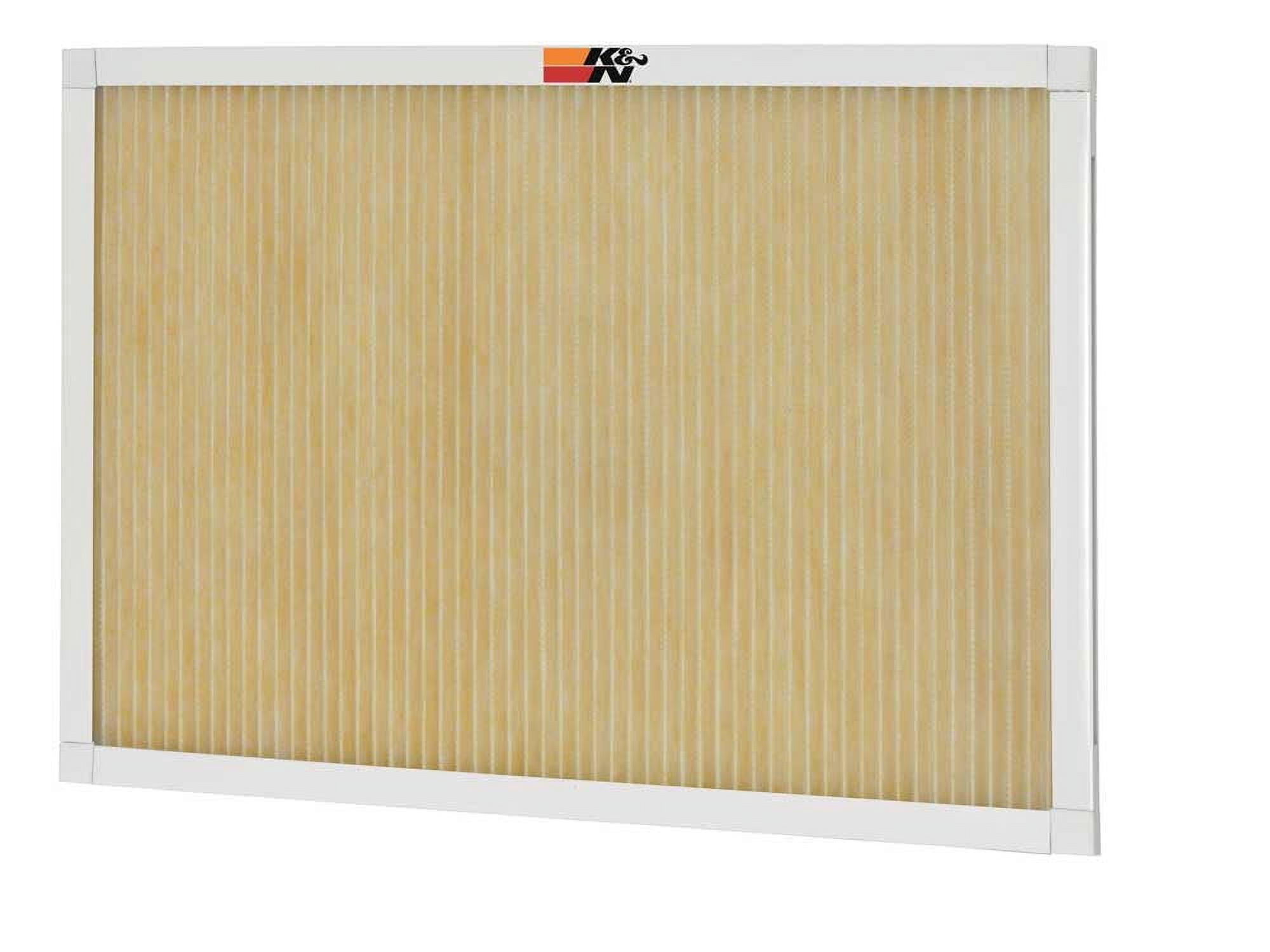 K&N 20x25x1 Lifetime Washable Reusable AC Furnace Air Filter, Merv 11 ...