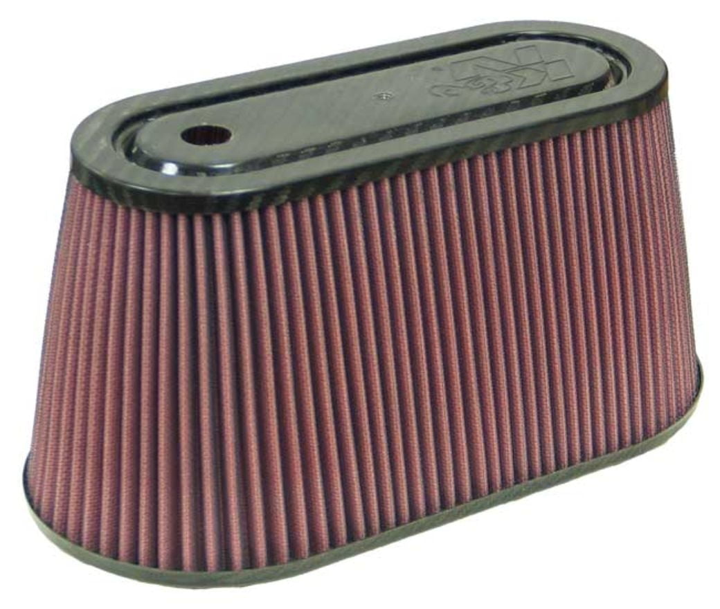 K&N Universal Air Filter - Carbon Fiber Top: High Performance, Premium ...