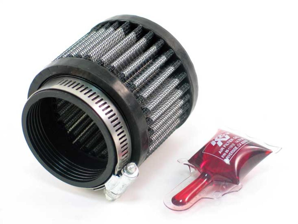 K&N Universal Clamp-On Air Filter: High Performance, Premium, Washable ...
