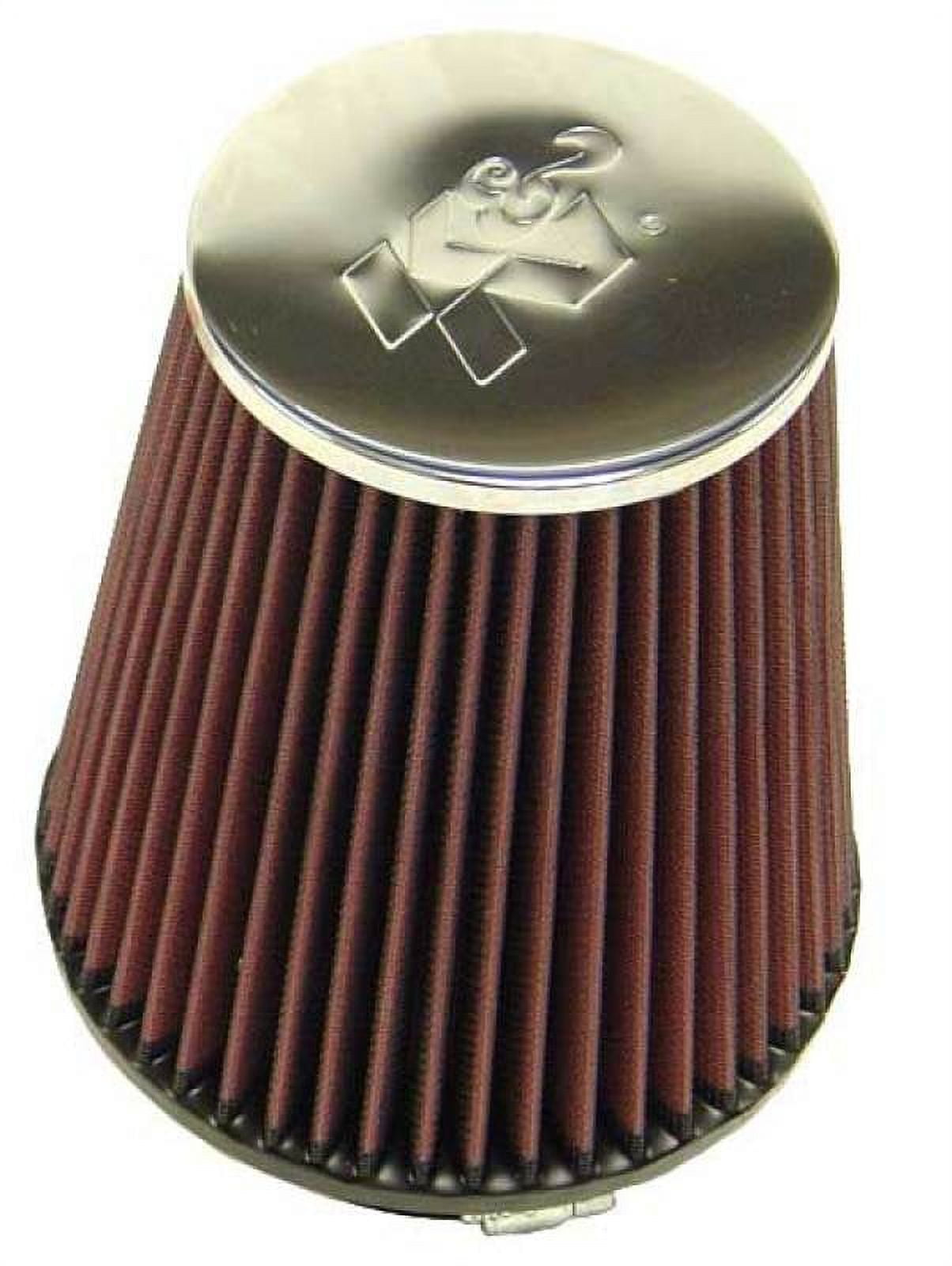 K&N Universal Clamp-On Air Filter: High Performance, Premium, Washable ...