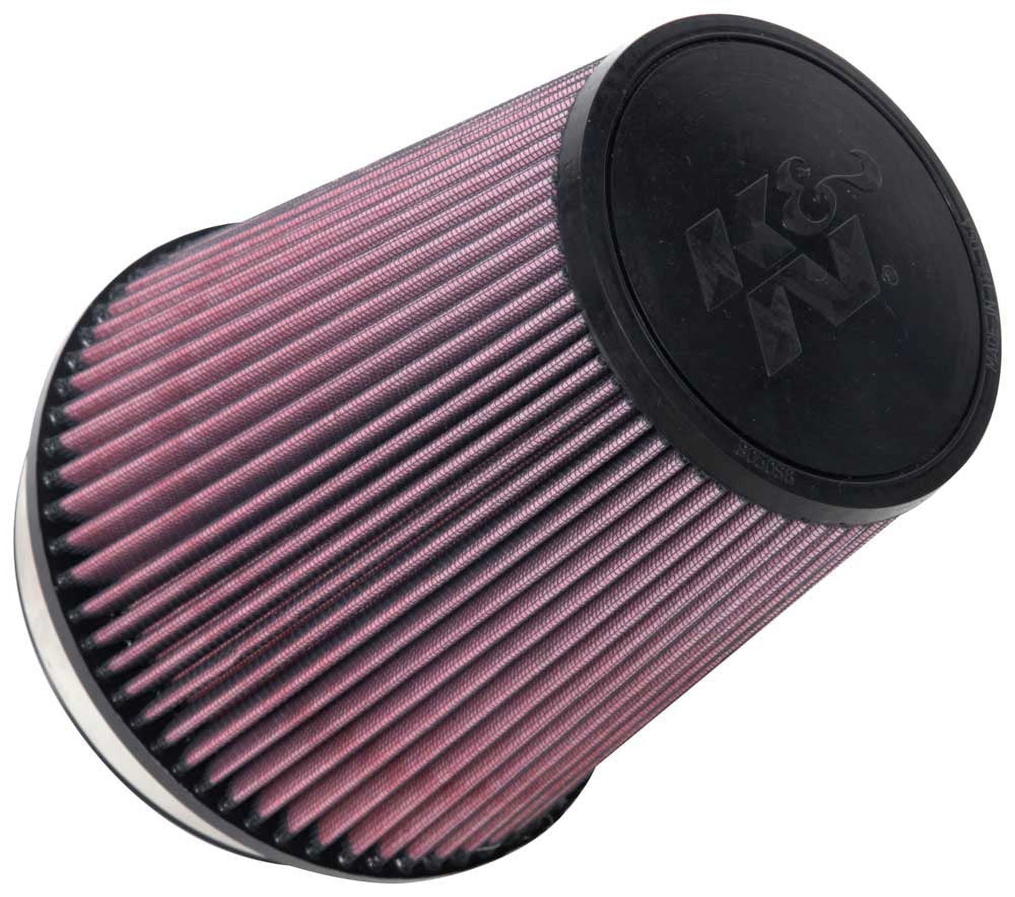 K&N Universal Clamp-On Air Filter: High Performance, Premium, Washable ...