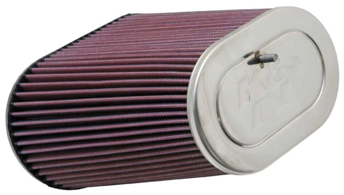K&N Universal Clamp-On Engine Air Filter: Oval Straight; 3.125 in (79 ...