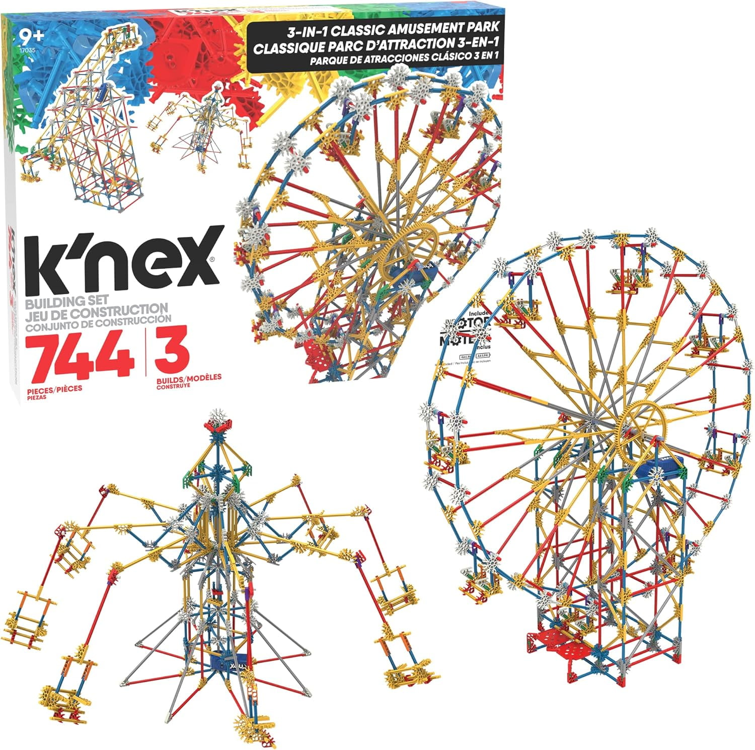 K’NEX Education STEM Explorations: 3-in-1 Classic Amusement Park ...