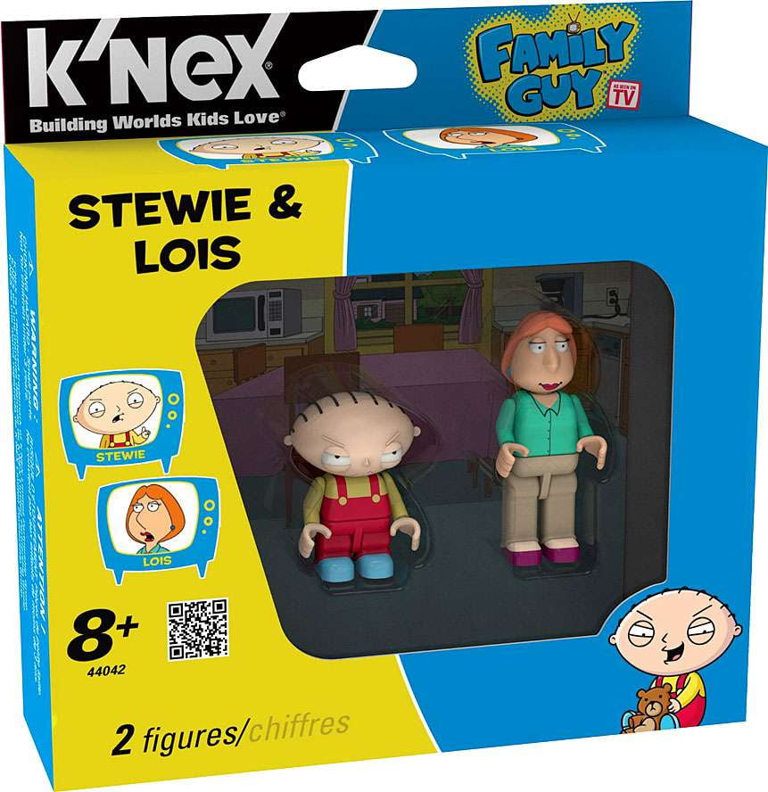 KNEX Family Guy Stewie & Lois Minifigure 2-Pack for Stores - Walmart ...