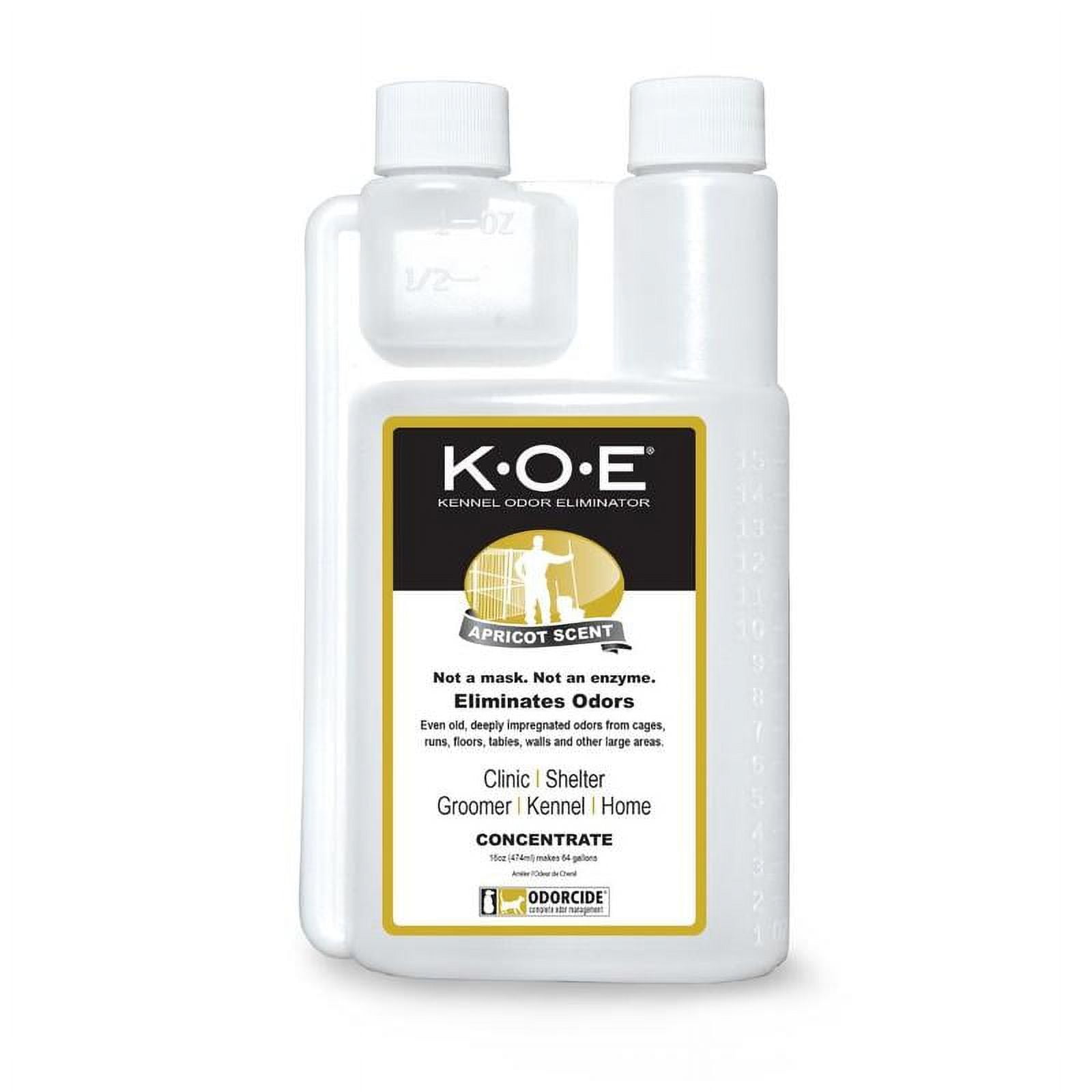 K.O.E. 16oz Concentrate - Kennel Odor Eliminator - Non-Enzymatic ...