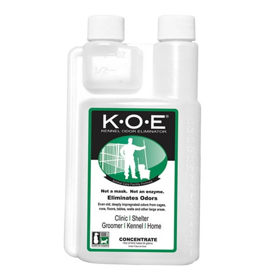Koe Kennel Odor Eliminator Concentrate 16 oz, Pet Odor Neutralizer for ...