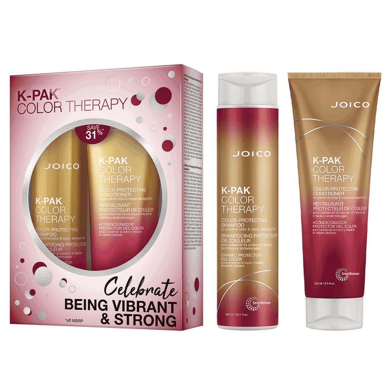 Joico K-PAK Color Therapy Holiday Duo: Color-Protecting Shampoo ...