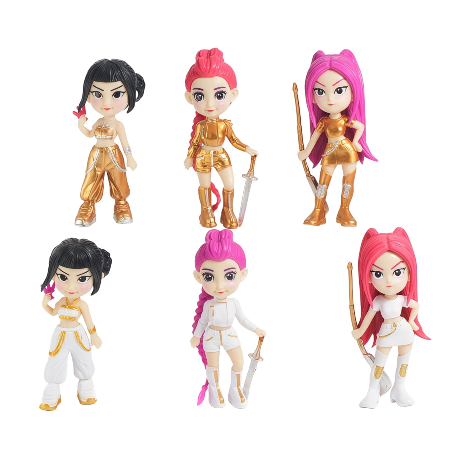 K+POP 6Pcs Doll Toys 6-Pack - 4-Inch Collectable Vinyl Figure - Gift ...