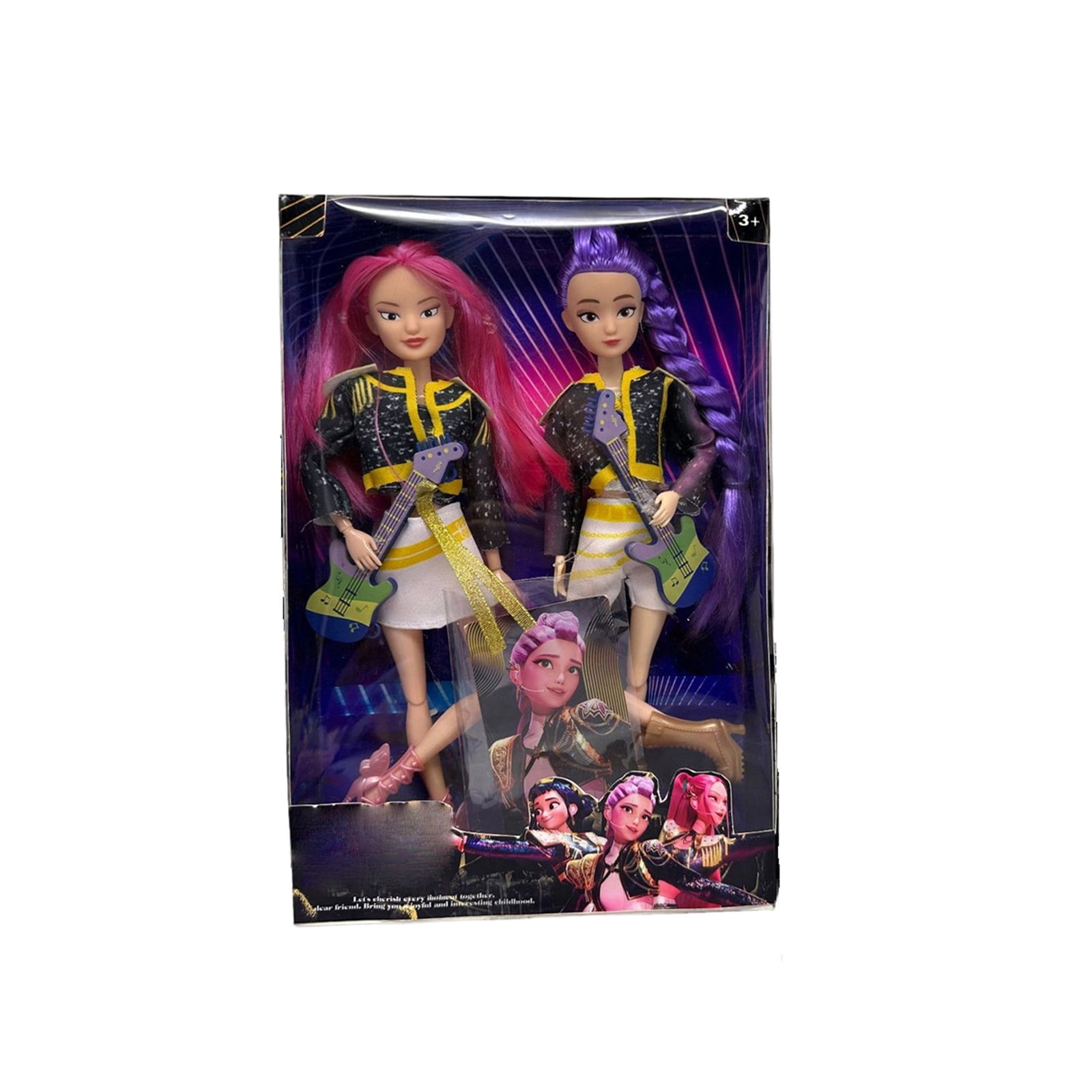 K+POP Action Figures 11.5 Inch Articulated Dolls Set With Colorful Led ...