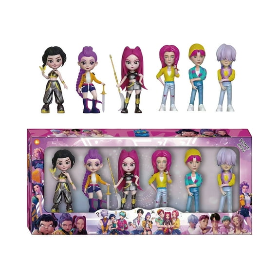 K+POP Action Figures Collectible Gifts Box Set with Accessories - 11.5 ...