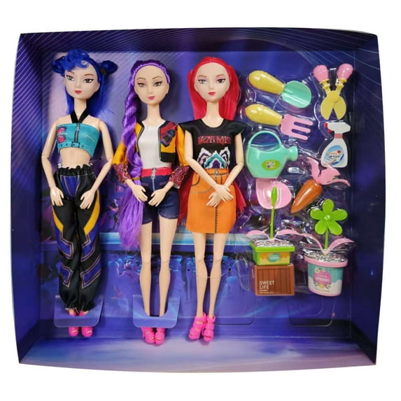 K+POP Action Figures Gift Box- Super Cool K+POP Squad Member Figure ...