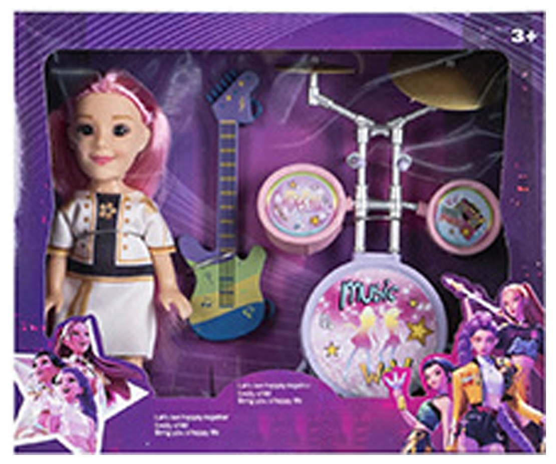 K+POP Action Figures Gift Box- Super Cool K+POP Squad Member Figure ...