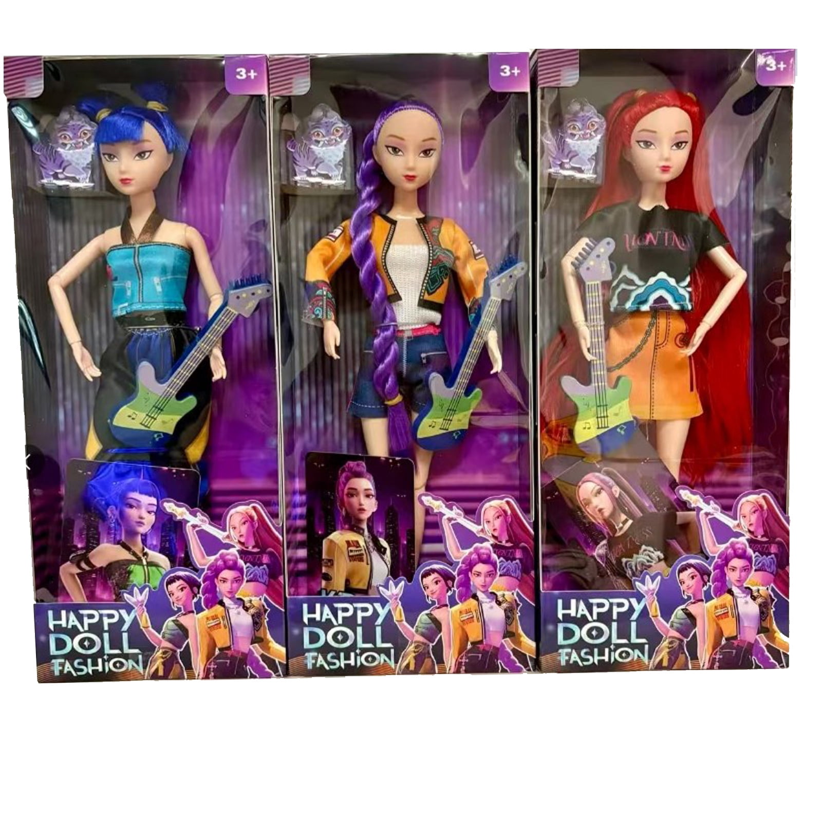 K+POP Action Figures Gifts Box - 6 Pcs K+POP Squad Member Figure Dolls ...