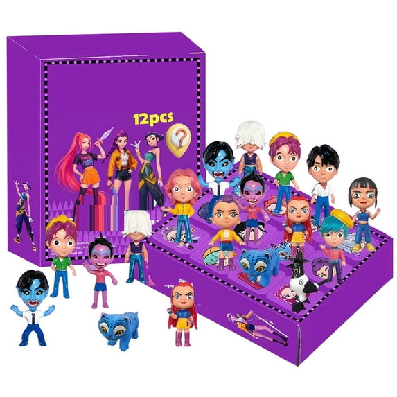 K+POP Action Figures Surprise Gift Box - Super-Cool K+POP Squad Member ...