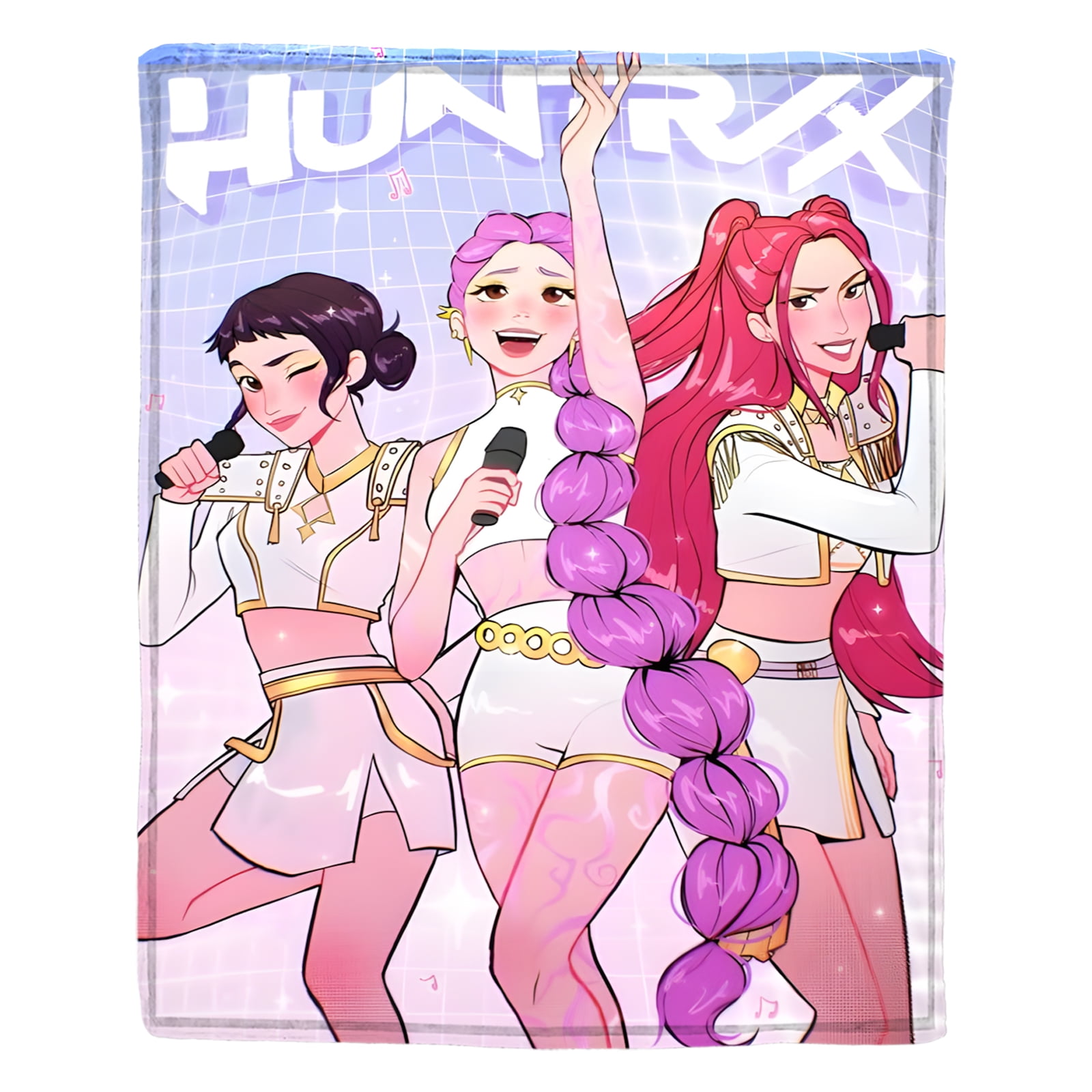 K+POP+Demon+Hunter Cool Girl Warm Conditioning Flannel Blanket, Pop ...