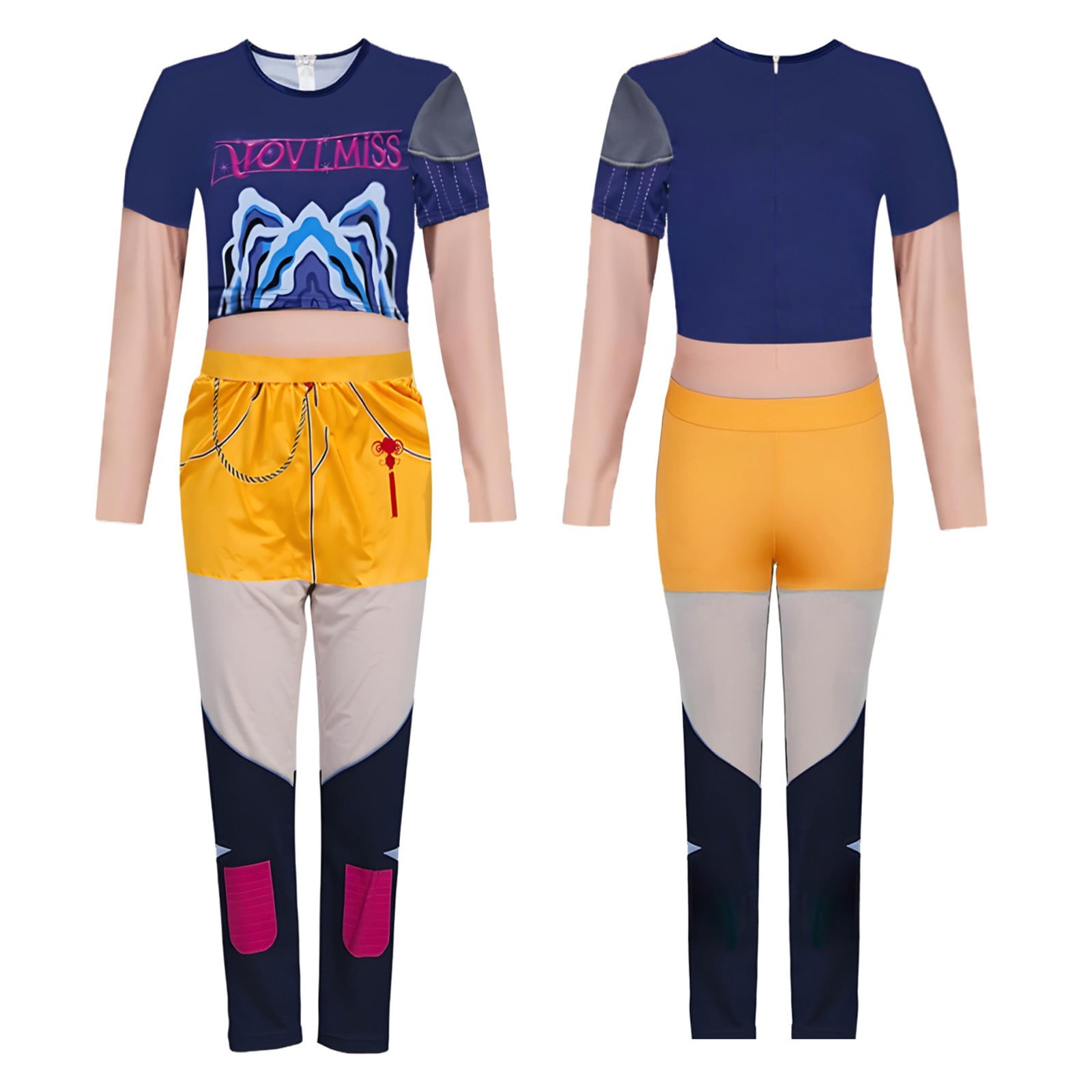 K+POP+Hunter Outsuits Jumpsuit 3-14 YearsPop Stars Dress up Halloween ...