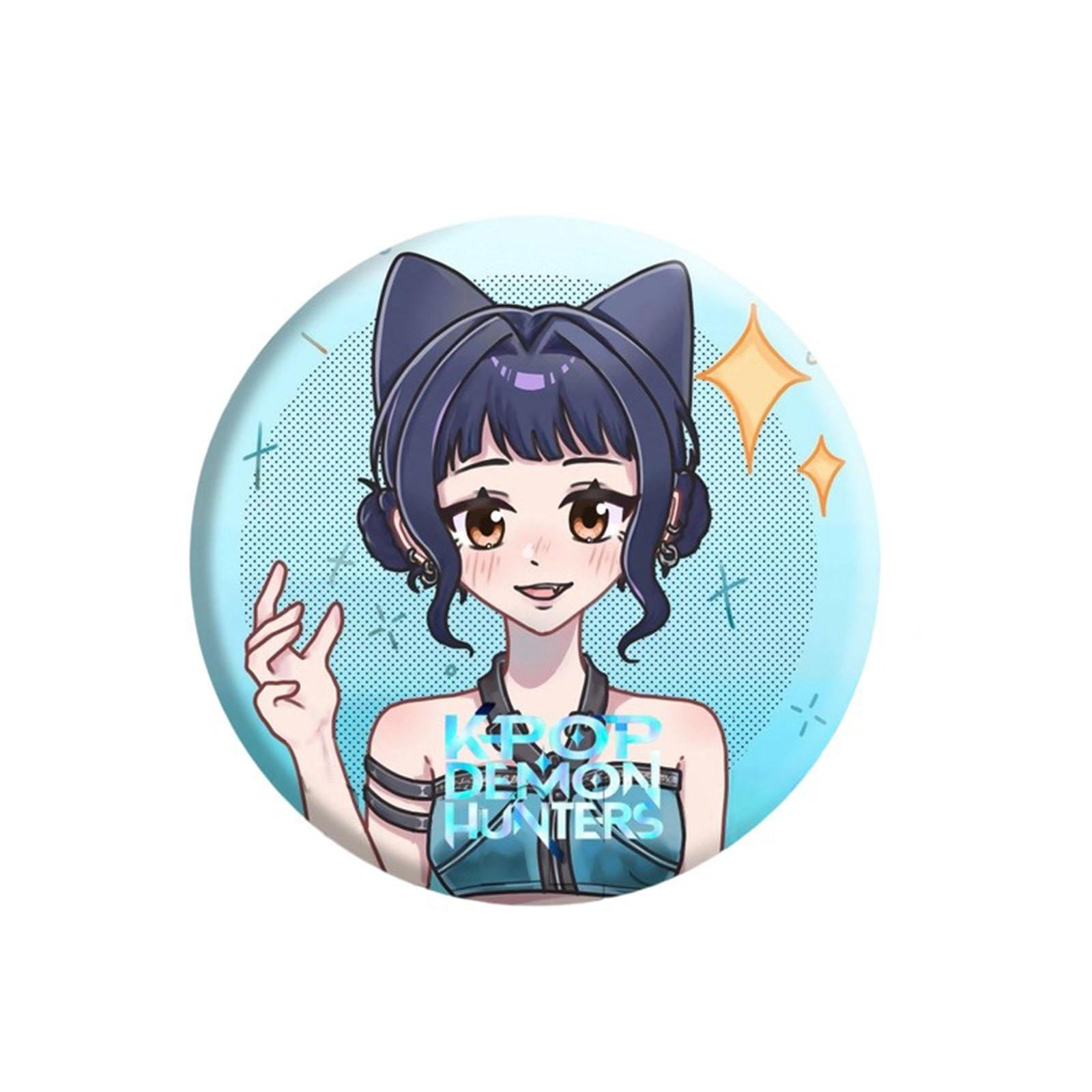 K-POP Demon-Hunter Pin Style Anime Character Metal Badges Anime Support ...