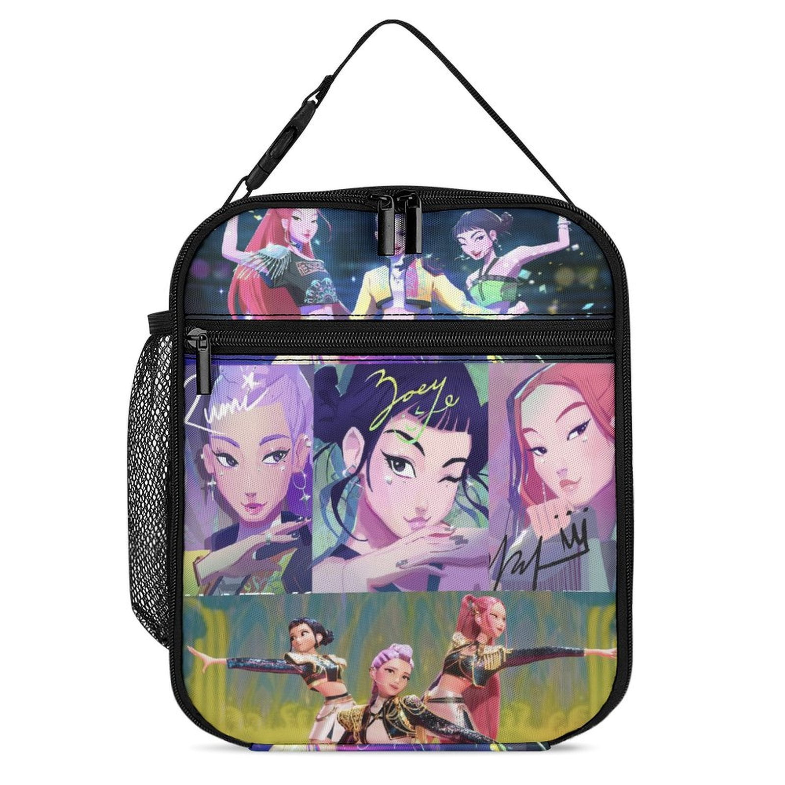 K-POP Demon Hunters Fashion Lunch Bag 10in Insulated Lightweight Large ...