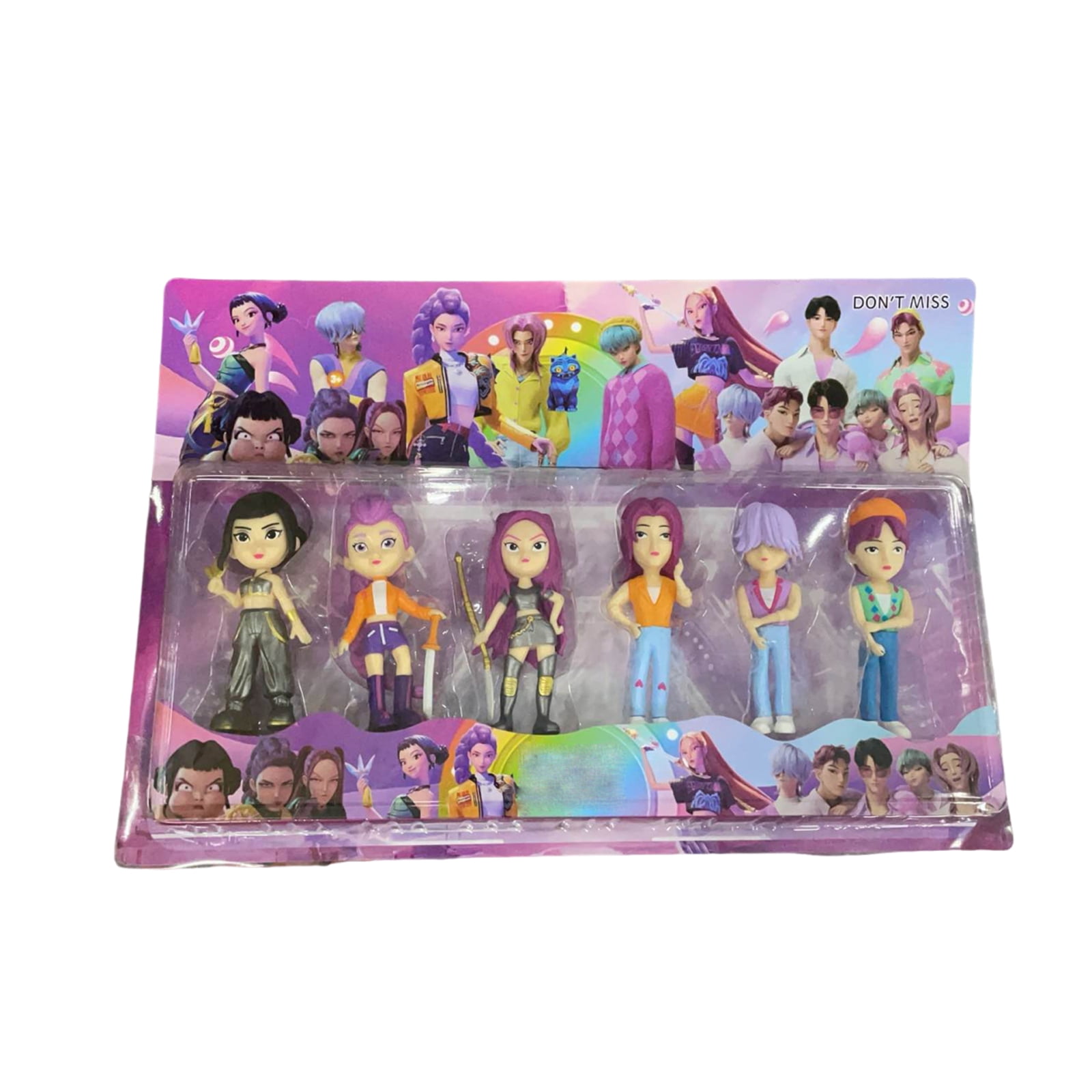 K+POP Handmade Desktop Decorations, 6Pcs Collectible Figurines With ...